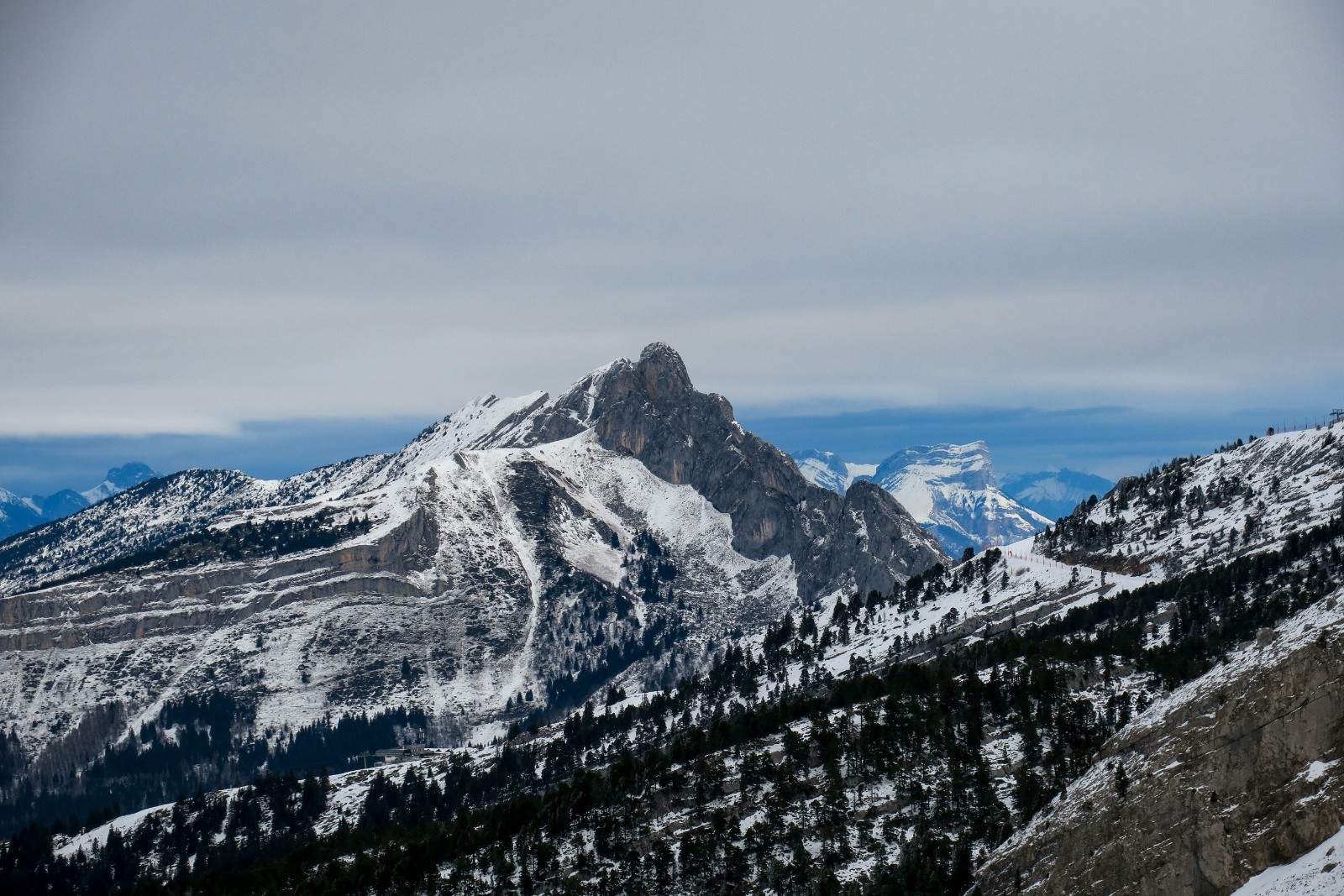 La Petite Moucherolle, par les pistes, le 11.01.23 par Den's