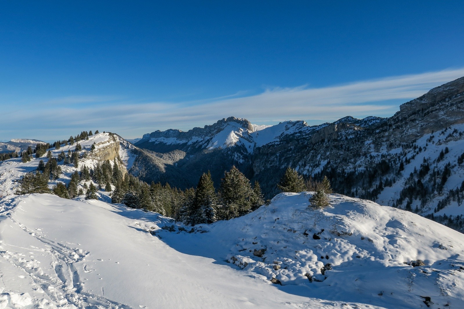 Pravouta depuis le col du Coq : soleil au programme, le 07.12.23 par Den's