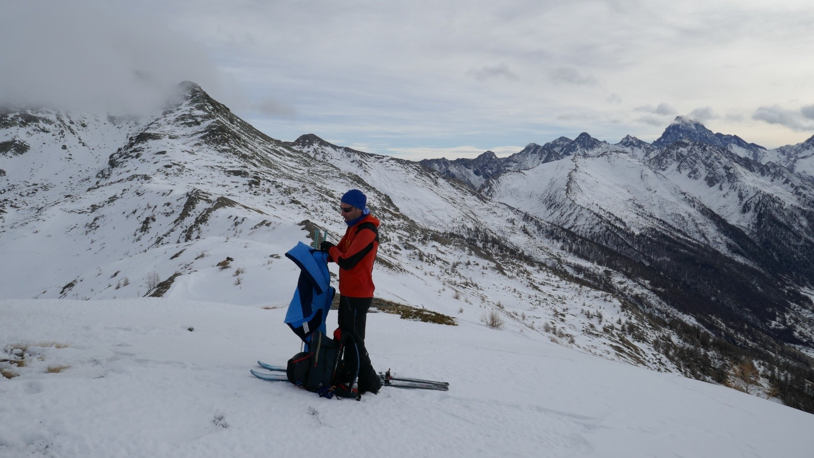 Sommet de la Lauzière et du Gilly, le 29.12.23 par Mathilde, fred38160