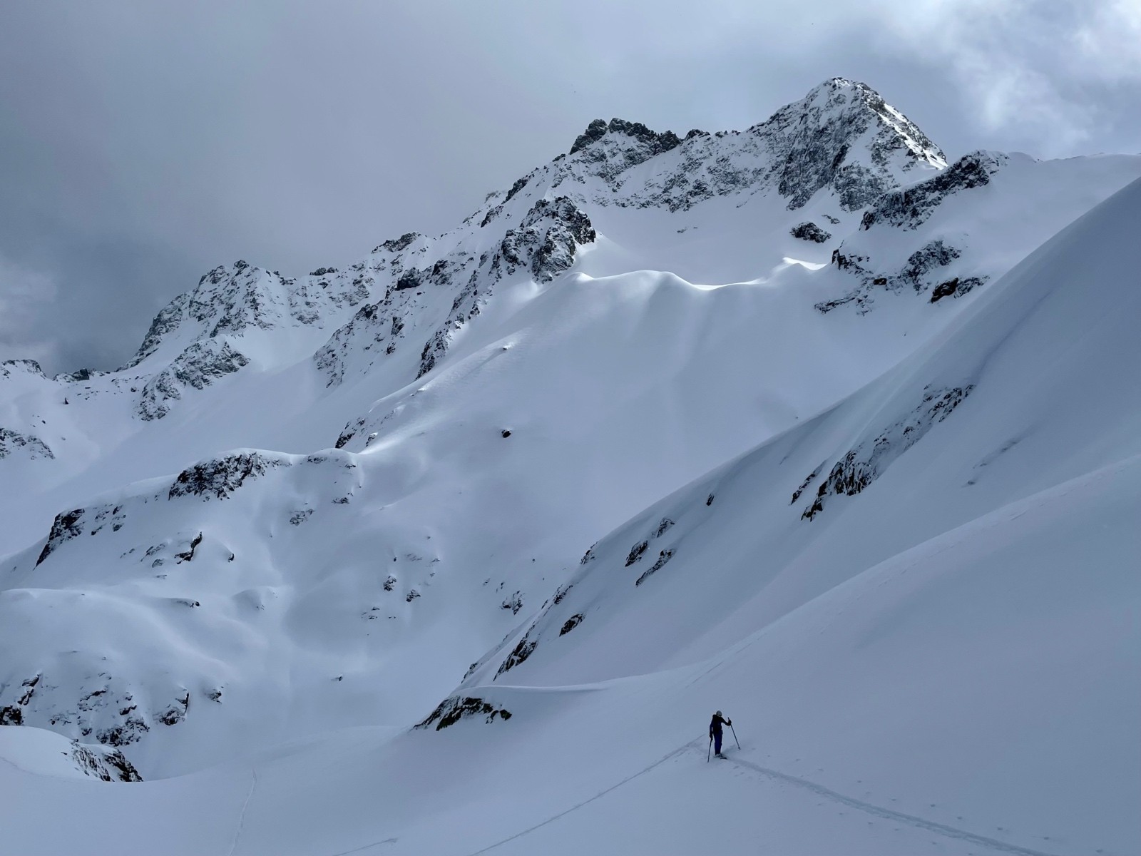 Grand Charnier d'Allevard, Couloir NE de la Balme, le 24.02.24 par ...