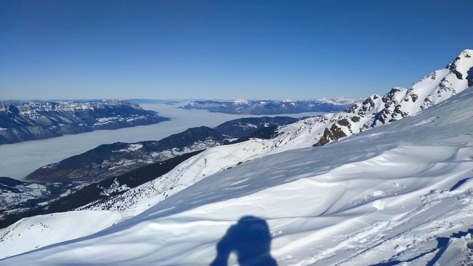 Dent du Pra par les vénétiers et cime de la Jasse, le 27.12.24 par elie ...