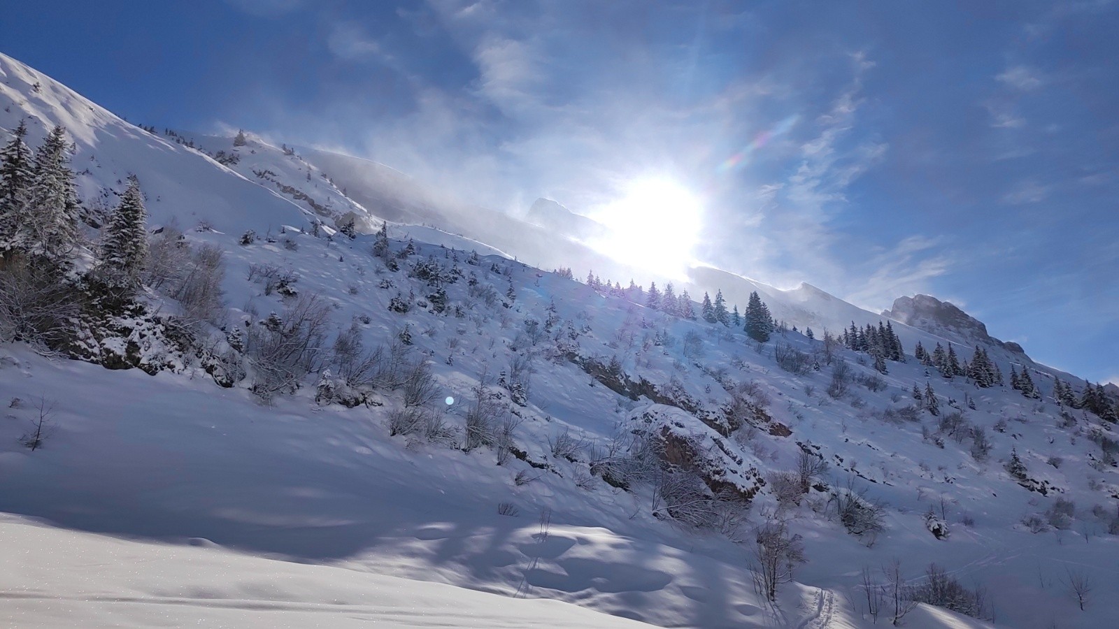 presque Carmelite où comment se faire tabasser par le vent, le 26.01.25 ...