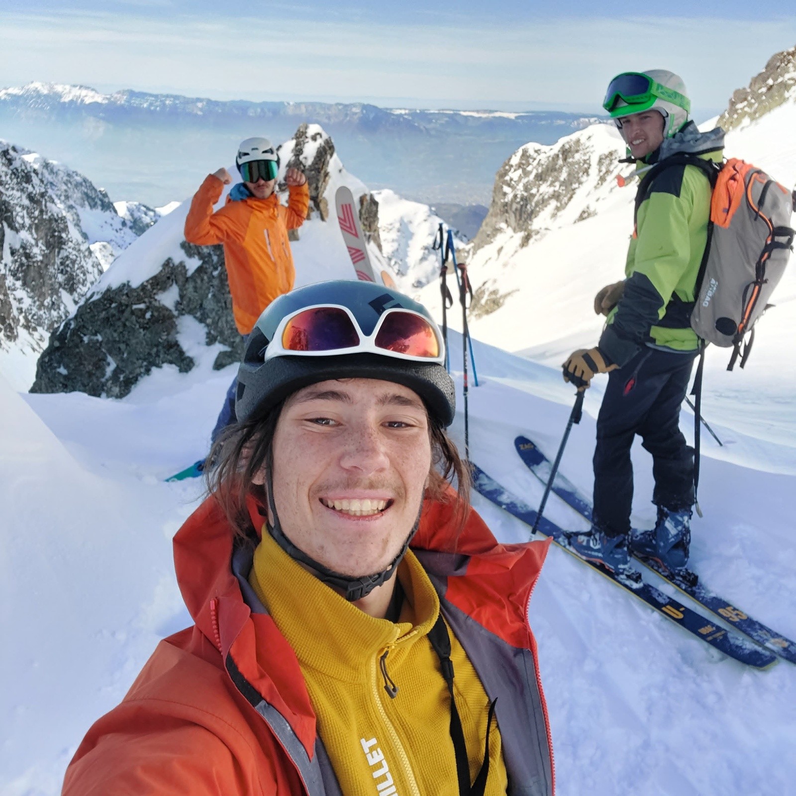 Couloir Est du Grand Sorbier, le 15.02.25 par VicMaPoule, Liloux